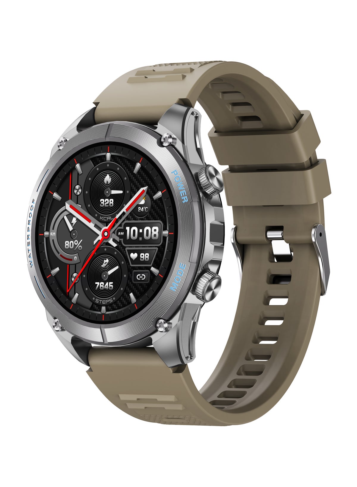 Powerology TITAN Rugged Sports Smart Watch with GPS / Smartwatch 1.43 ...