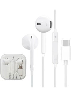 Generic Universal Stereo Type-C In-Ear Wired Headphones White | Best ...