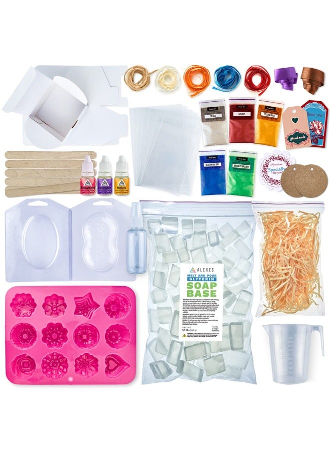 ALEXES Soap Making Kit - Make Your Own Soap Kit - DIY Soap Making ...
