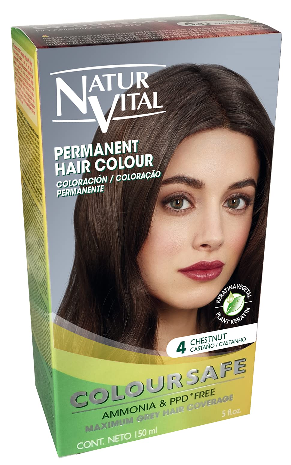 NaturVital Permanent Hair Dye, Permanent Hair Color . Coloursafe, No ...