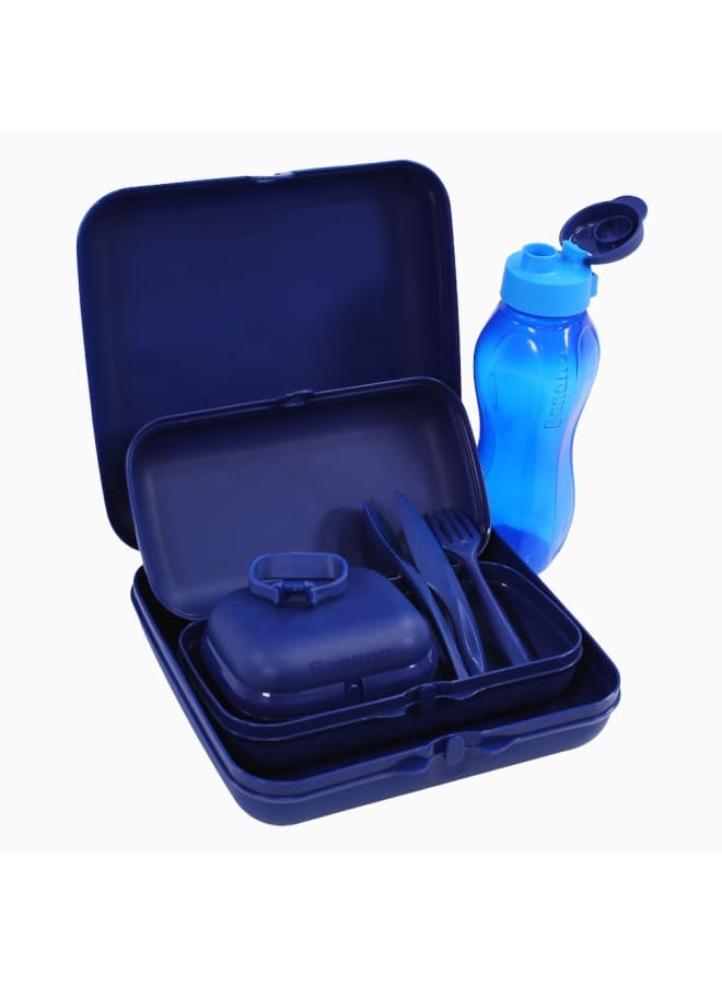 تسوق OKO وNavy Plastic Lunch Box Set – (5-in-1 Easy Lock) أونلاين في مصر