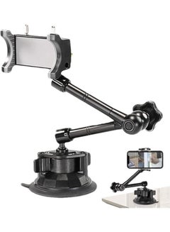 REBENUO 360 Degree Rotating Telescopic Car Phone Mount, Suction Cup ...