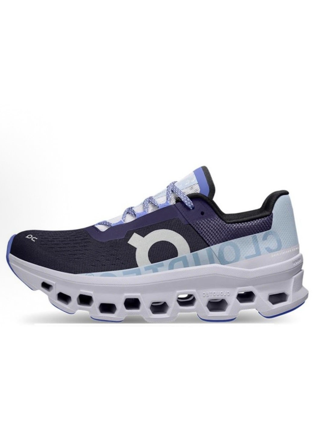 ON ON Cloudmonster casual sneakers black light blue | Best Price KSA ...