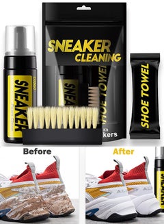 Generic Shoe Cleaning Kit for Sneaker Foam Cleaner with Shoe Brush and ...