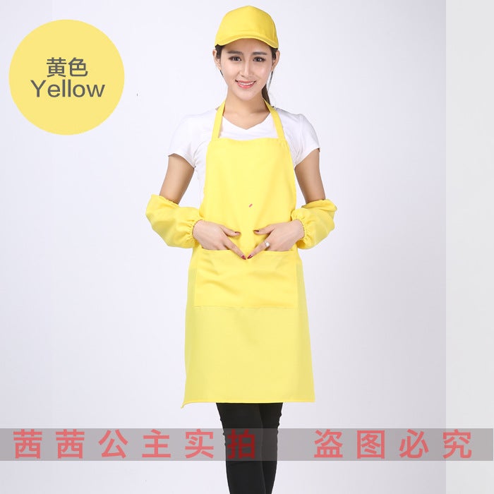 Generic Apron Custom Printed Logo Advertising Oil-Proof Work Clothing ...