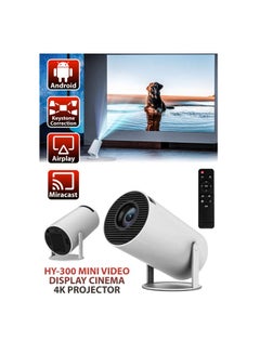 Generic 120ANSI Lumens HD Smart Projector Android 11 Portable Mini ...