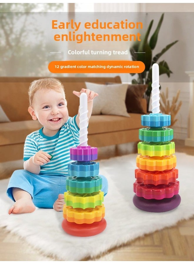Generic Children's Stacking Music Early Education Educational Rainbow ...