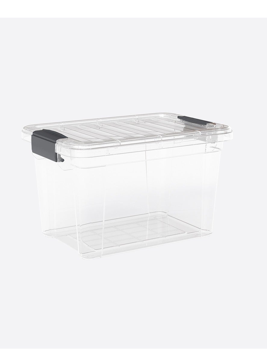 dunya Clear Plastic Storage Box 25 Liter | Best Price KSA | Riyadh, Jeddah