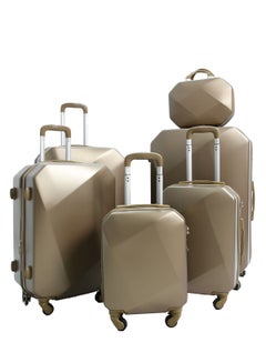 morano 6-Piece ABS Spinner Luggage Trolley Set KSA | Riyadh, Jeddah