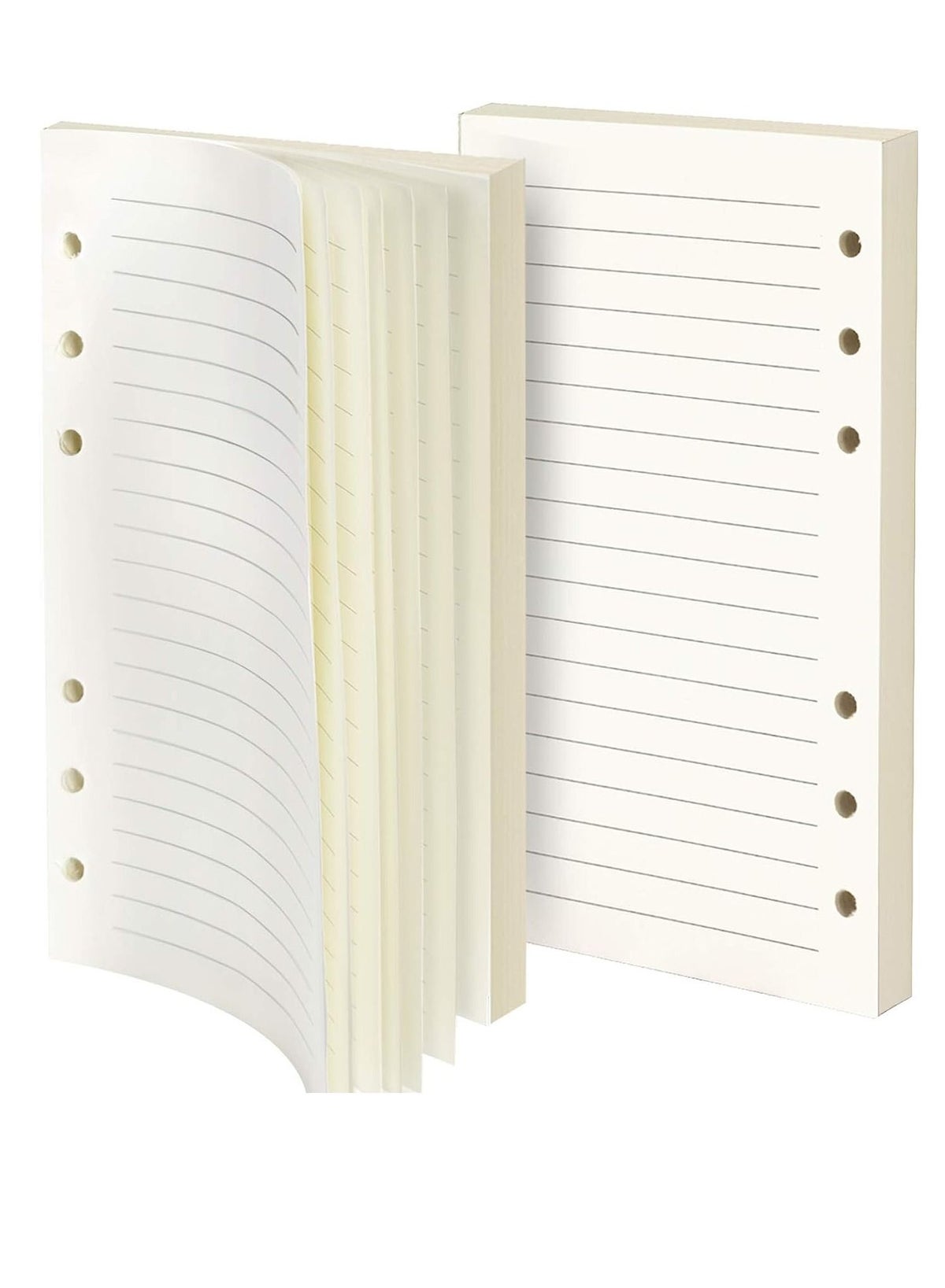 Gerenic Refill Lined Paper, A6 Refill Paper, 6-Holes Inserts 160 Sheets ...