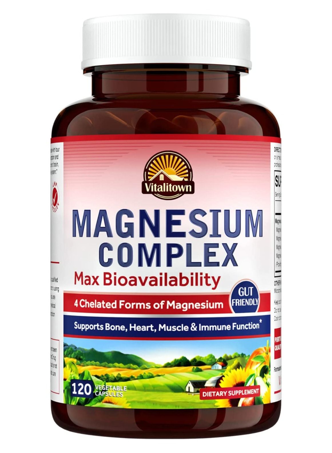 Vitalitown Magnesium Complex 120 Capsules | Best Price UAE | Dubai, Abu ...