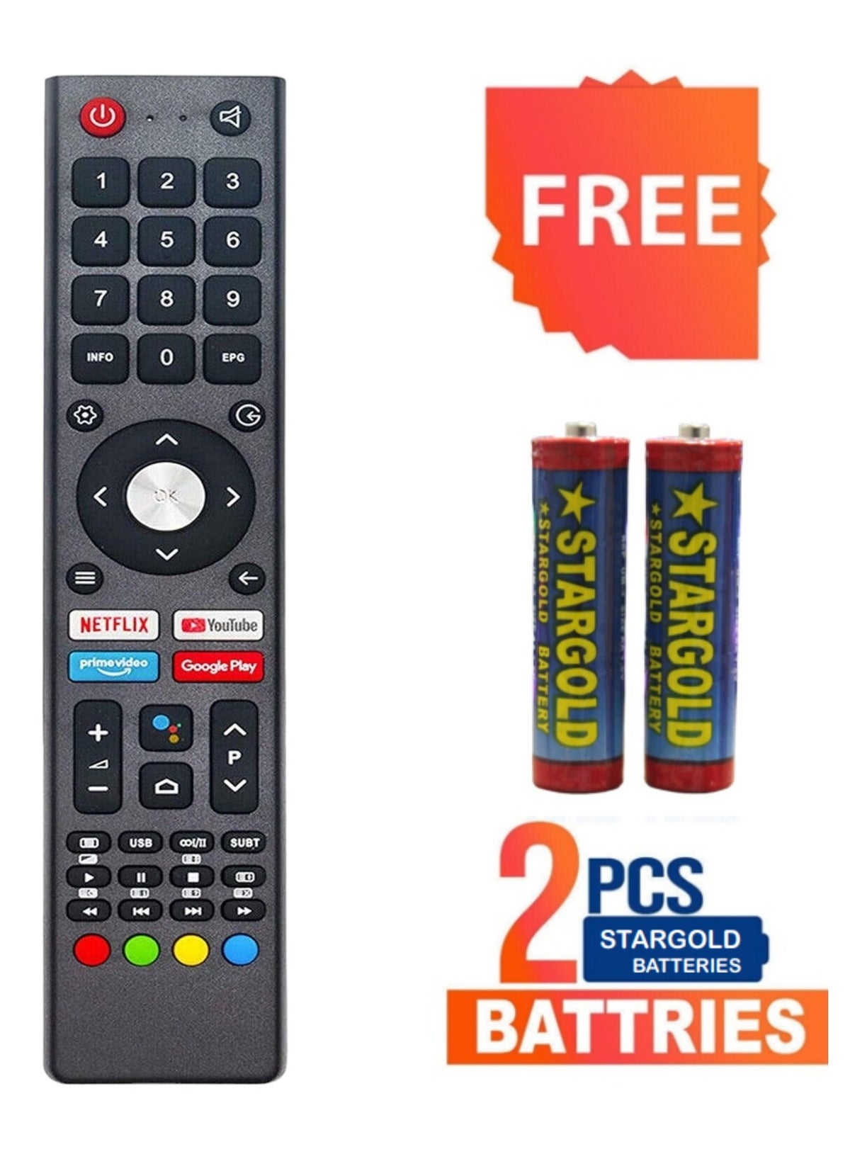 Generic LCD TV Remote Control for Arrow Wansa | Best Price KSA | Riyadh ...