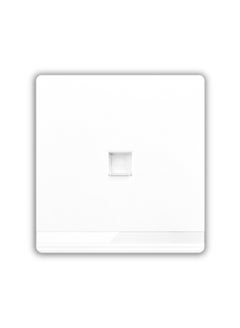 Vmax White 1 Gang Computer Data Socket - 3x3 Inches Frameless Wall Data ...