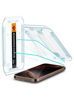 Spigen SpigenTempered Glass Screen Protector [GLAStR EZ FIT] Designed for iPhone 16 Pro MAX ...