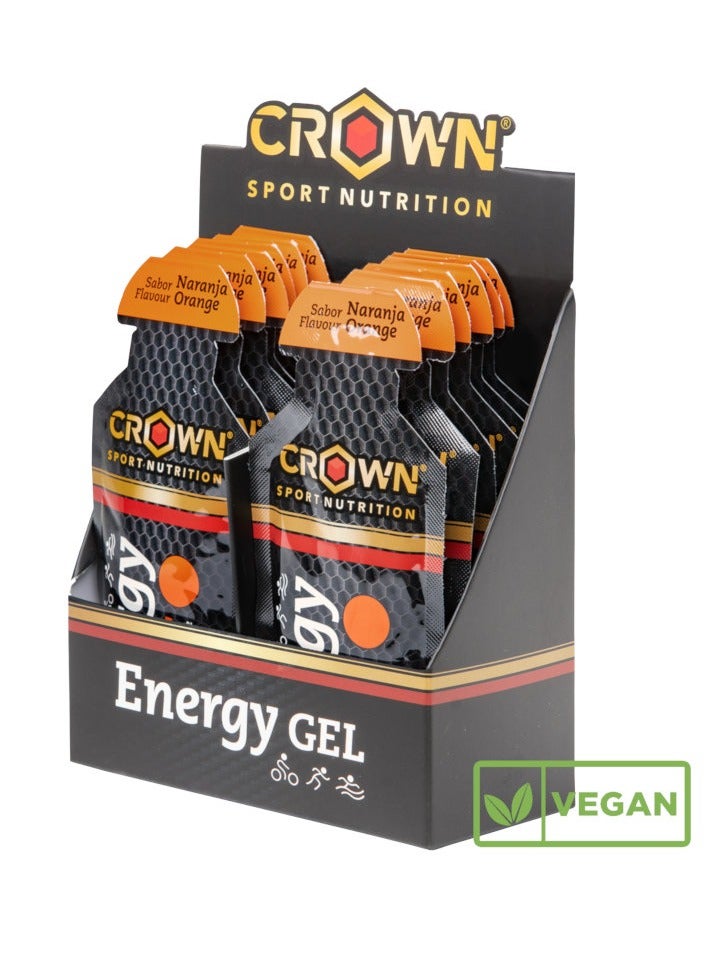 CROWN SPORT NUTRITION Crown Sport Nutrition 12 x Energy Gels, 40 g ...