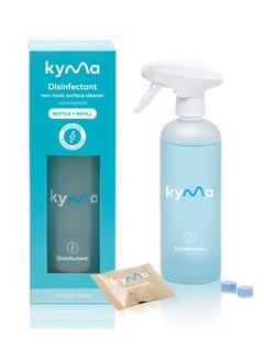 kyma Kyma Disinfectant Single Kit, 1 Refillable Bottle + 1 Disinfectant ...