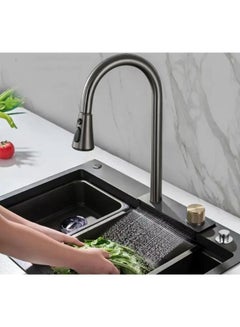 Generic Waterfall Kitchen Sink Set 201 Stainless Steel Home Sinks with ...