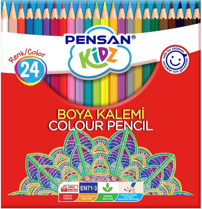 Pensan Kidz 24 Color Dry Paint Set | Best Price KSA | Riyadh, Jeddah