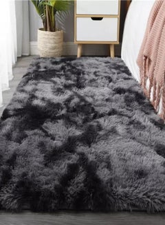 Deals for Less Soft plush furry floor mat, Dark grey color UAE | Dubai ...