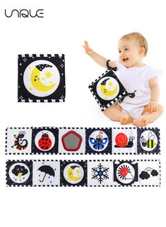 Unique Baby toys 0-6 months, black and white high-contrast senses ...