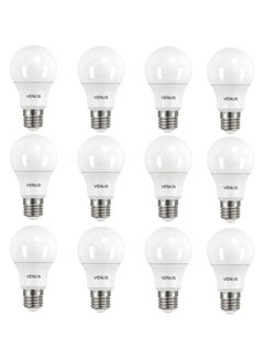 Venus LED Bulbs 9 Watt - White Lighting - 12 Pieces | Best Price Egypt ...