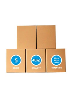 Generic [5 Pack] Carton box, Cardboard, for moving shipping and packing ...
