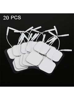 Generic 20 Piece 5 x 5 cm Self Adhesive Replacement Tens Pads Electrode ...