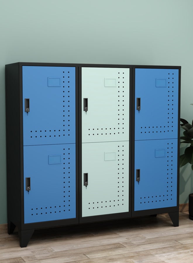 RIGID Steel 6 Door Storage Locker Multicolour cm | Best Price UAE ...