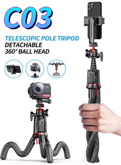 General 360 degree rotating mobile phone tripod, travel octopus tripod ...