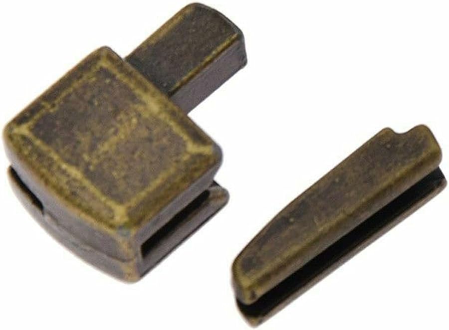 Generic Bronze 10# Metal Zipper Stopper Repair Kit 5 Sets For Clothing ...