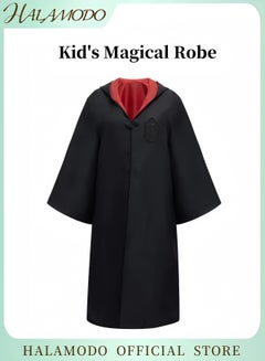 HALAMODO Kid's Magical Robe Harry Potter Robe Magician Hooded Cloak ...