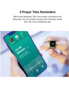 Generic 20MM Zikr Ring Smart Ring with Vibration Reminder Tasbih ...