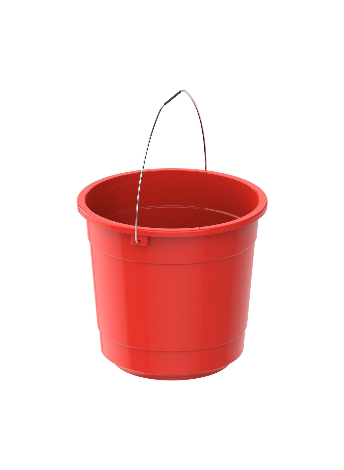 Cosmoplast 3L Round Plastic Bucket with Steel Handle (Red) | Best Price ...