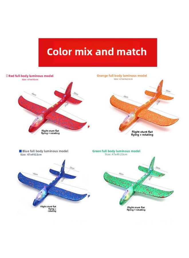 Generic 48 Large Luminous Foam Plane Night Market Hand Throw Swing ...