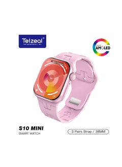 Telzeal Telzeal S10 Mini AMOLED Display AI Smart Watch With 3 Pair ...