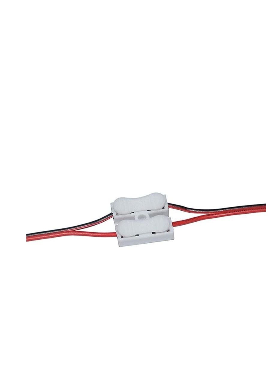 DKURVE 2P Spring Wire Connectors Electrical Cable Clamp Terminal Block ...