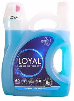 loyal Liquid Detergent With Enzyme Action Up to 60 Load - 3 Liters ...