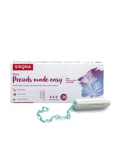 Sirona Sirona FDA Approved Premium Digital Tampon (Heavy Flow) - 20 ...