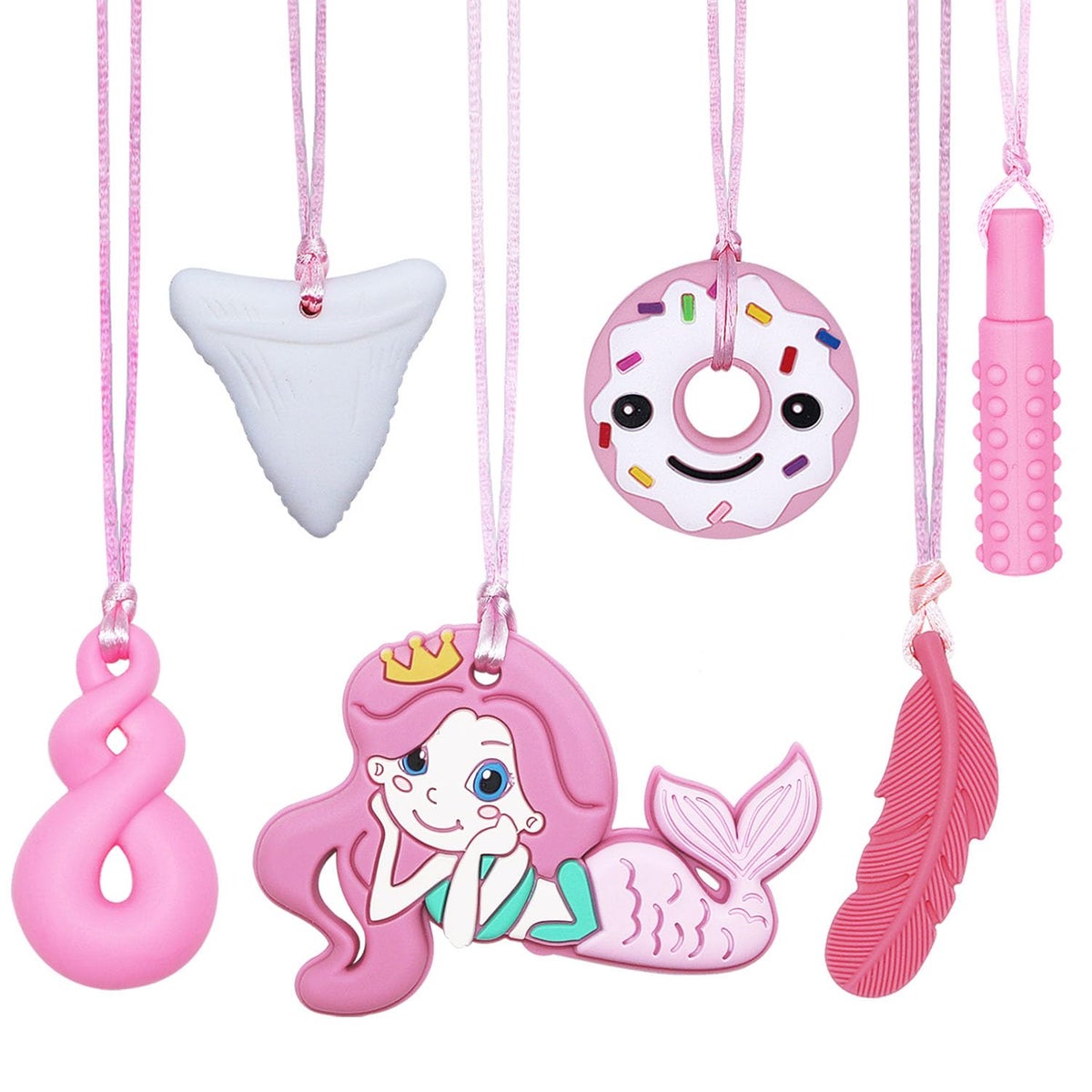 تسوق MaberryTech Direct وChew Necklaces for Sensory Kids Adults 6 Pack ...