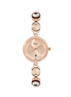 TITAN Titan Raga ia Rose Gold Dial Analog with Date Metal Strap watch ...