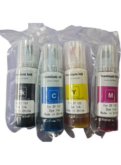 Premium Compatible 103 ink set four color For Epson 103 Black,Cyan ...