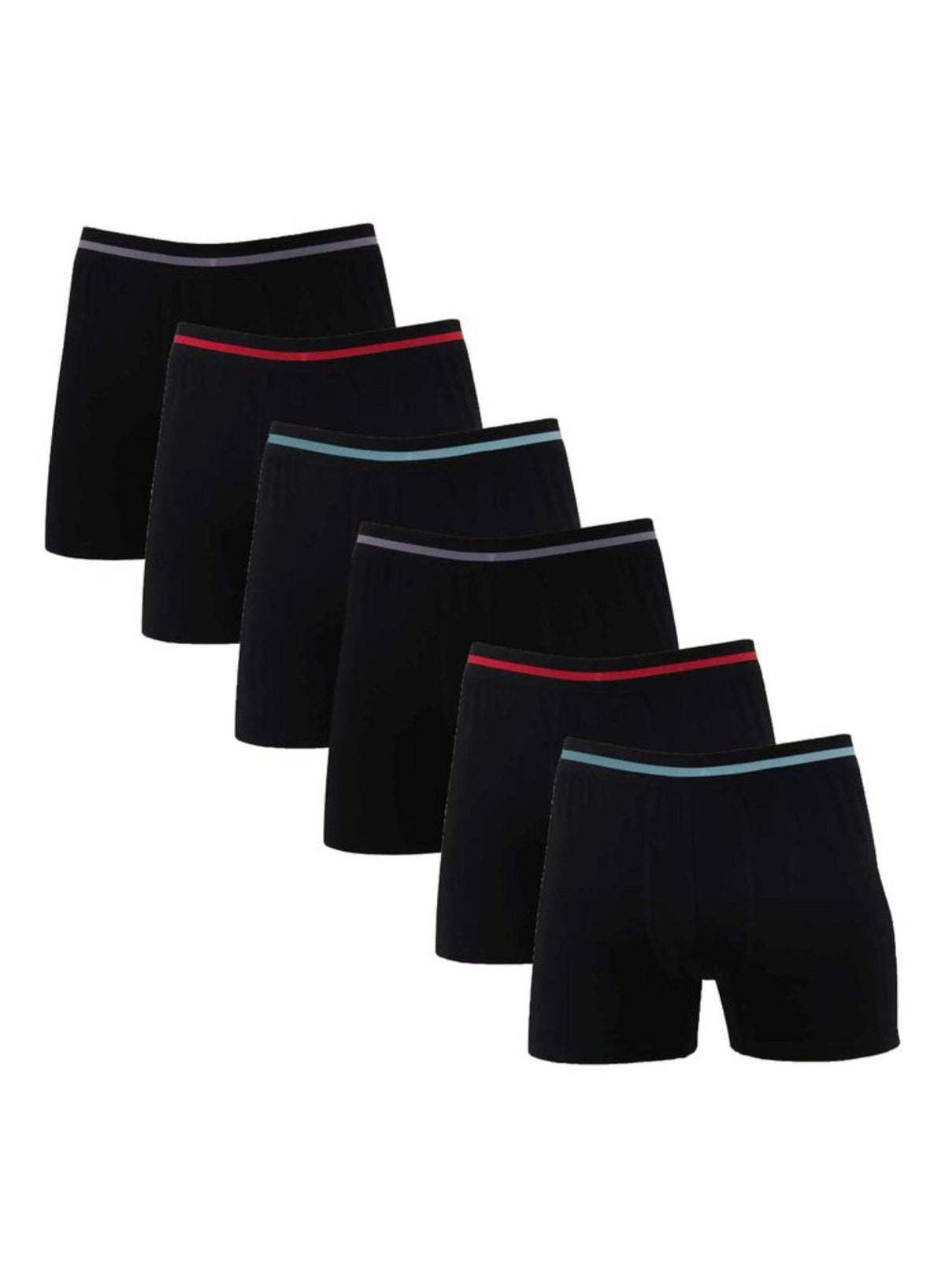 DICE Pack of 6 Black Color Cotton Boxer Underwear for Men | Best Price ...