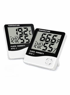 SYOSI 2 Pack Digital Thermometer Hygrometer Temperature Humidity ...