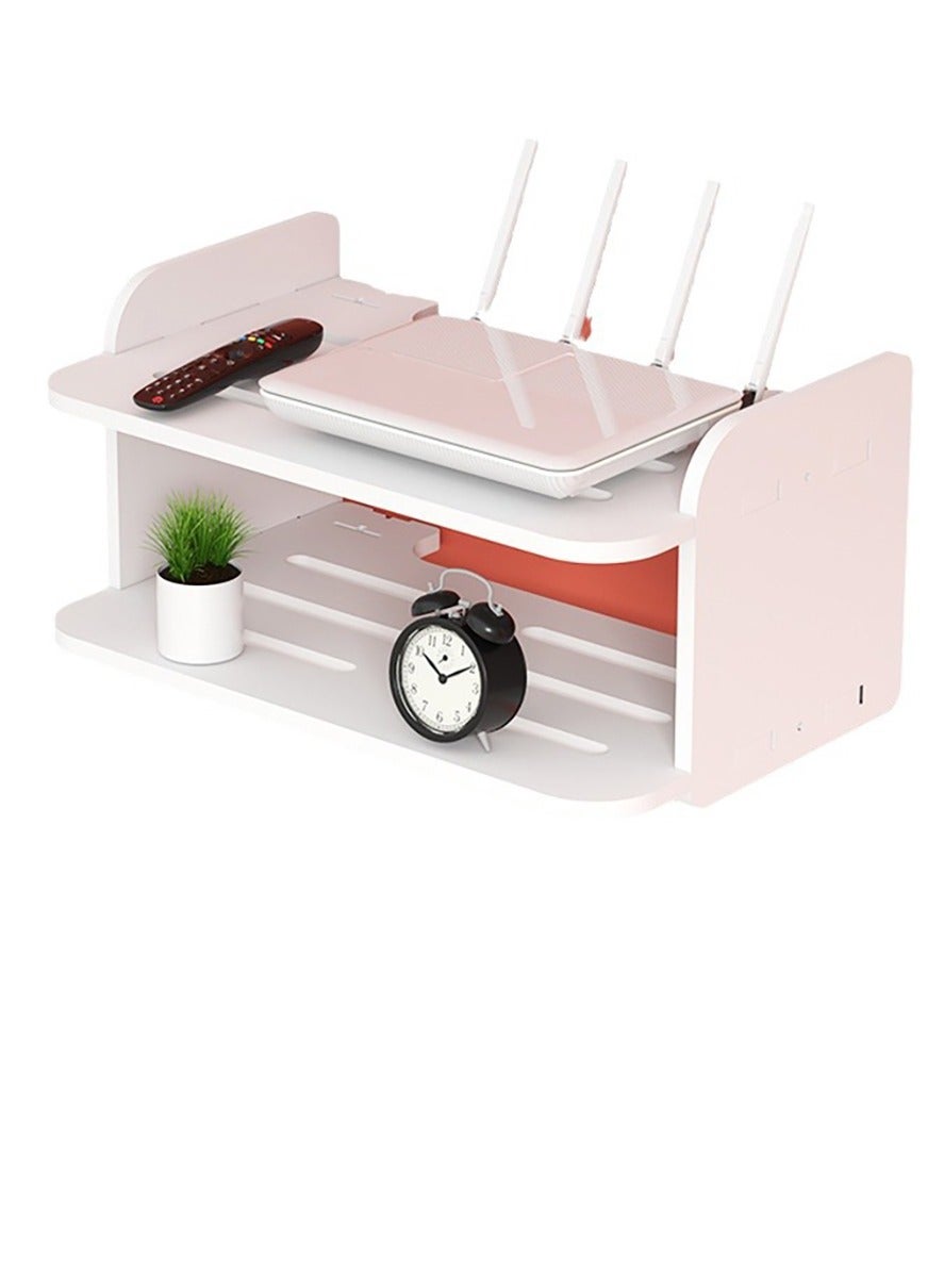 Generic Router Cable Storage Box, Double Layer Storage Rack, Power ...