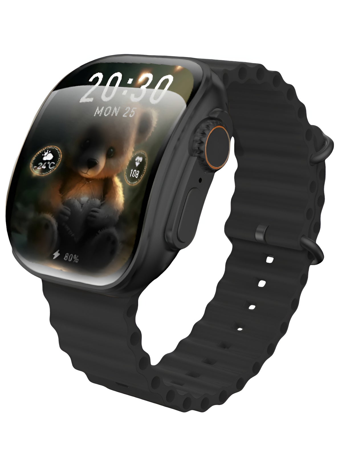 تسوق وساعة ذكية X10 Ultra3 ذات شاشة منحنية NFC بلوتوث شحن لاسلكي (اسود) أونلاين في مصر