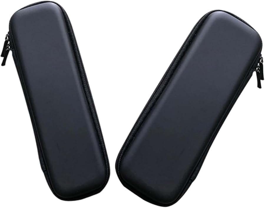 Generic Black Portable Makeup Brush Travel Bag 2 Piece Set Dustproof ...