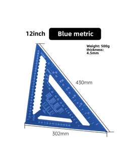 Generic Aluminum Alloy Triangle Ruler Metric Inch Aluminum Profile ...