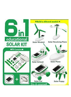 تسوق Diy وDIY 6 IN 1 Creative Educational Learning Power Solar Robot Toys Kit أونلاين في مصر
