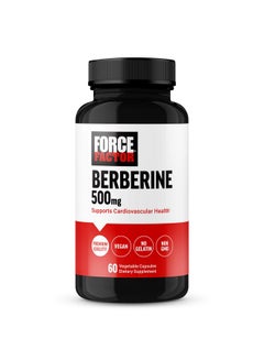 Force Factor FORCE FACTOR Berberine 500mg Supplement, Cardiovascular Support Supplement ...
