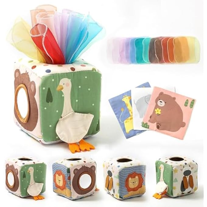 Generic BABY TISSUE BOX TOY FOR BABIES 6-12 MONTHS - MONTESSORI TOYS ...